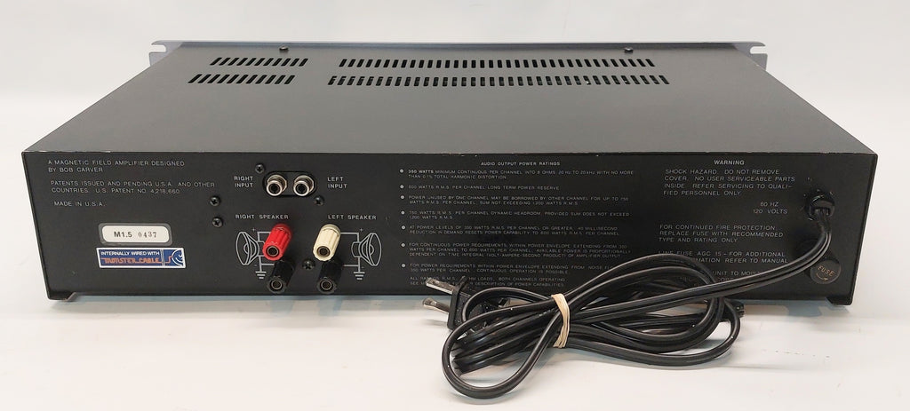 Carver - M 1.5 – Aux 33 Tours