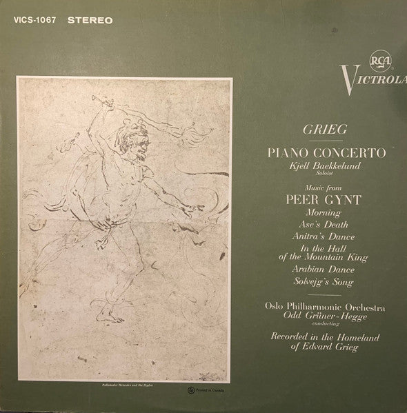 Grieg / Gruner-Hegge - Piano Concerto / Music From Peer Gynt (Vinyle U ...