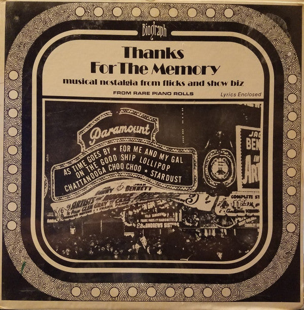 Collection - Thanks For The Memory: Musical Nostalgia From Flicks And ...