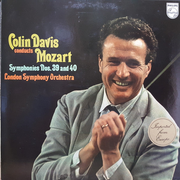 Mozart / Davis - Symphonies Nos 39 And 40 (Vinyle Usagé) – Aux 33 Tours