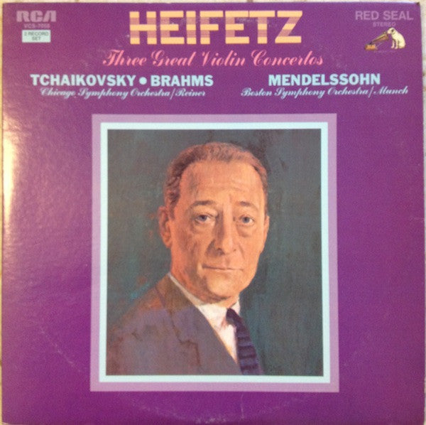 Various / Reiner / Munch / Heifetz - Three Great Violin Concertos (Vin ...