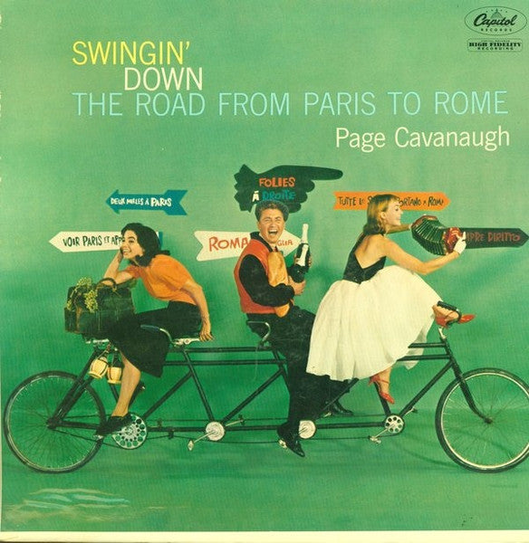 Page Cavanaugh - Swingin Down The Road From Paris To Rome (Vinyle Usag ...